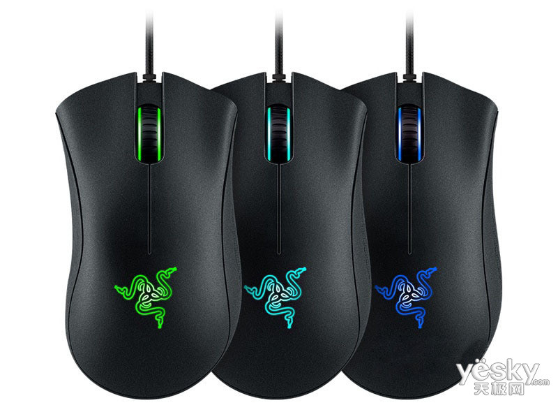 【图】Razer 炼狱蝰蛇三色灯光版游戏鼠标_整体外观 _图1-天极产品库
