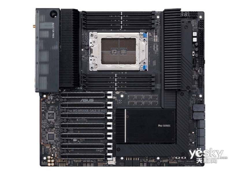 【图】华硕PRO WS WRX80E-SAGE SE WIFI_整体外观 _图1-天极产品库